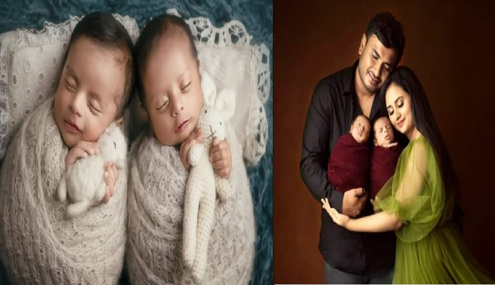 actress amulya reveal her twins baby photo on social media | ಅವಳಿ ...