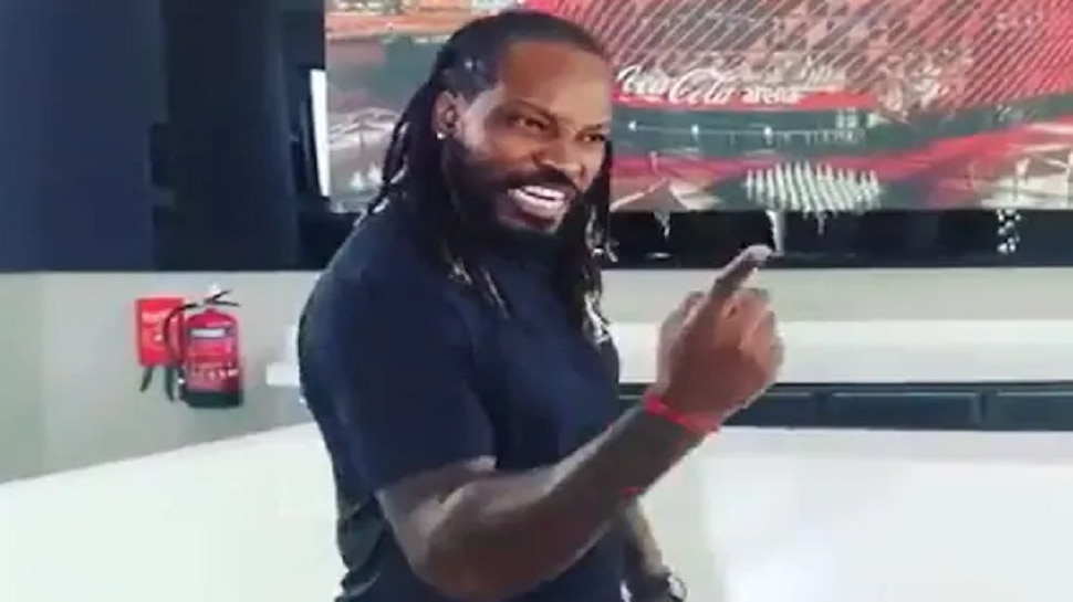 hilarious video of Chris Gayle trying his hand at Hindi.| Watch : ವೈರಲ್ ...