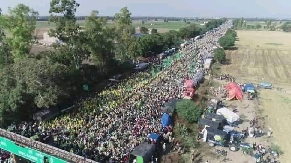 after many hours of Protest finally farmers have allowed New Delhi ...