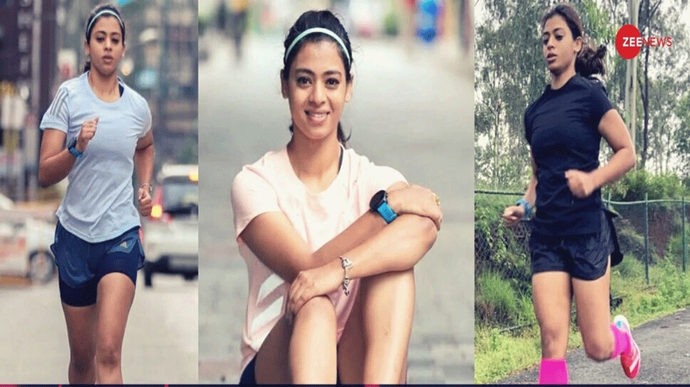 Ankita Gaur 5-month pregnant woman completed 10 km race in Bengaluru ...