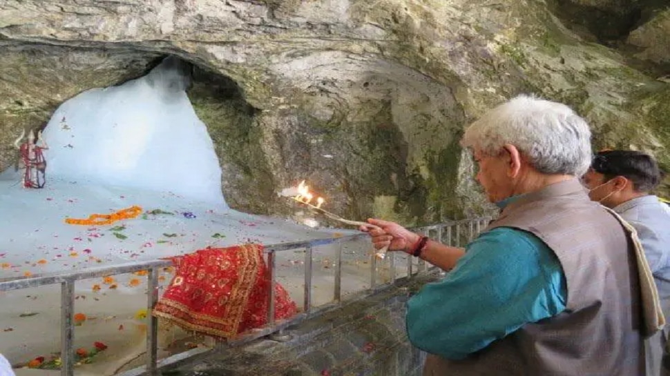 first photo of lord shiva Amarnath Cave Shivling Darshan 2021 ...