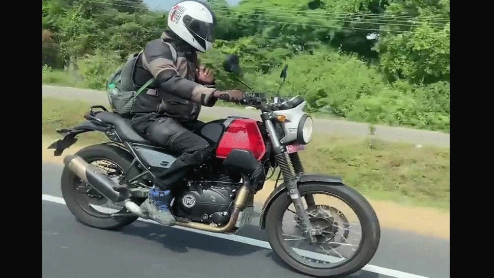 Royal Enfield Scram 411 bike spotted in dual tone color, may launched ...