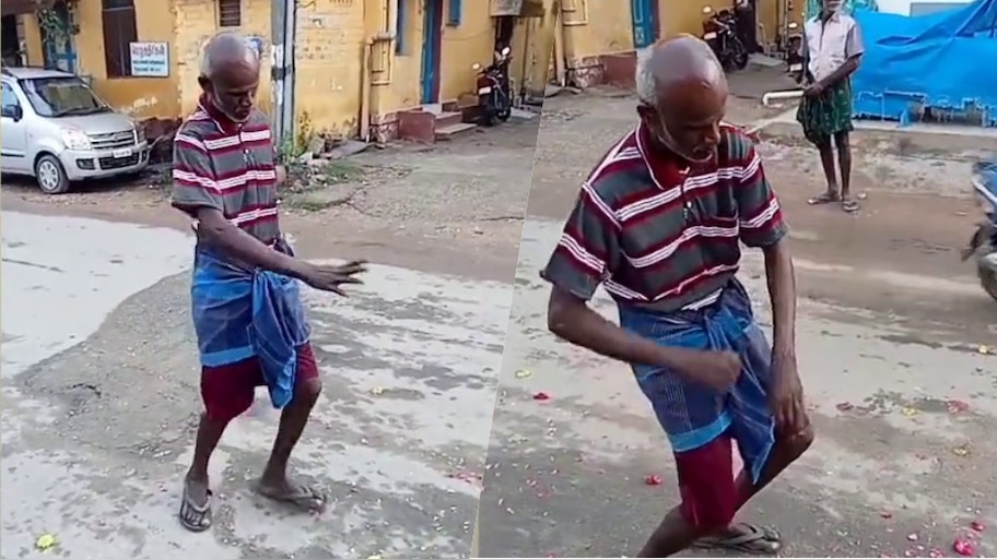 drunken man dances in the road video viral goes trending | ತಾತ ಲವ್ ...