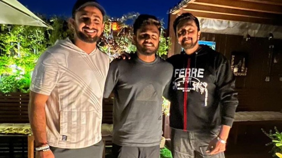 Sanju Samson visits Kiccha Sudeep house with KC Cariappa | ಕಿಚ್ಚ ಸುದೀಪ್ ...