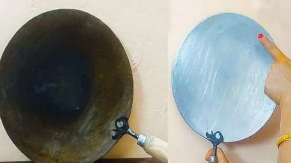 Tawa Cleaning Clean with this product to make a black pan shine like ...