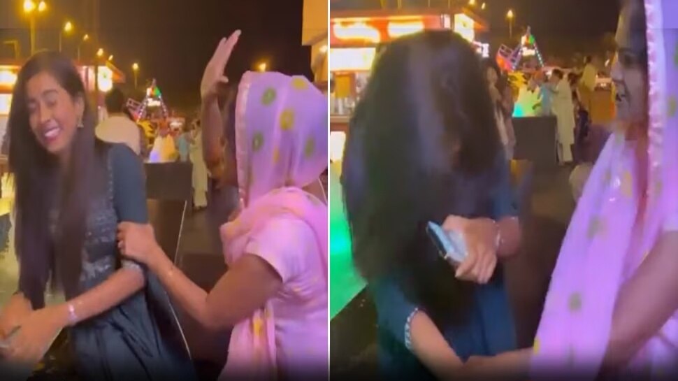 mother slaps daughter in public video goes viral | Viral Vidoe : ಒಂದು ...