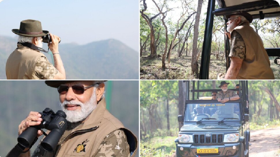 PM Modi Visits Bandipur Tiger Reserve and 20-Km Jeep Safari |Photo ...