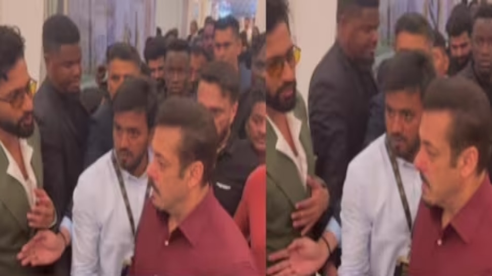 Salman Khan Bodyguard Pushes Vicky Kaushal Away At Iifa Video Goes