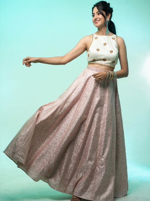 Diya Actress Khushi Ravi Shined In A Lehenga | Khushi Ravi: ಲೆಹಂಗಾದಲ್ಲಿ ...