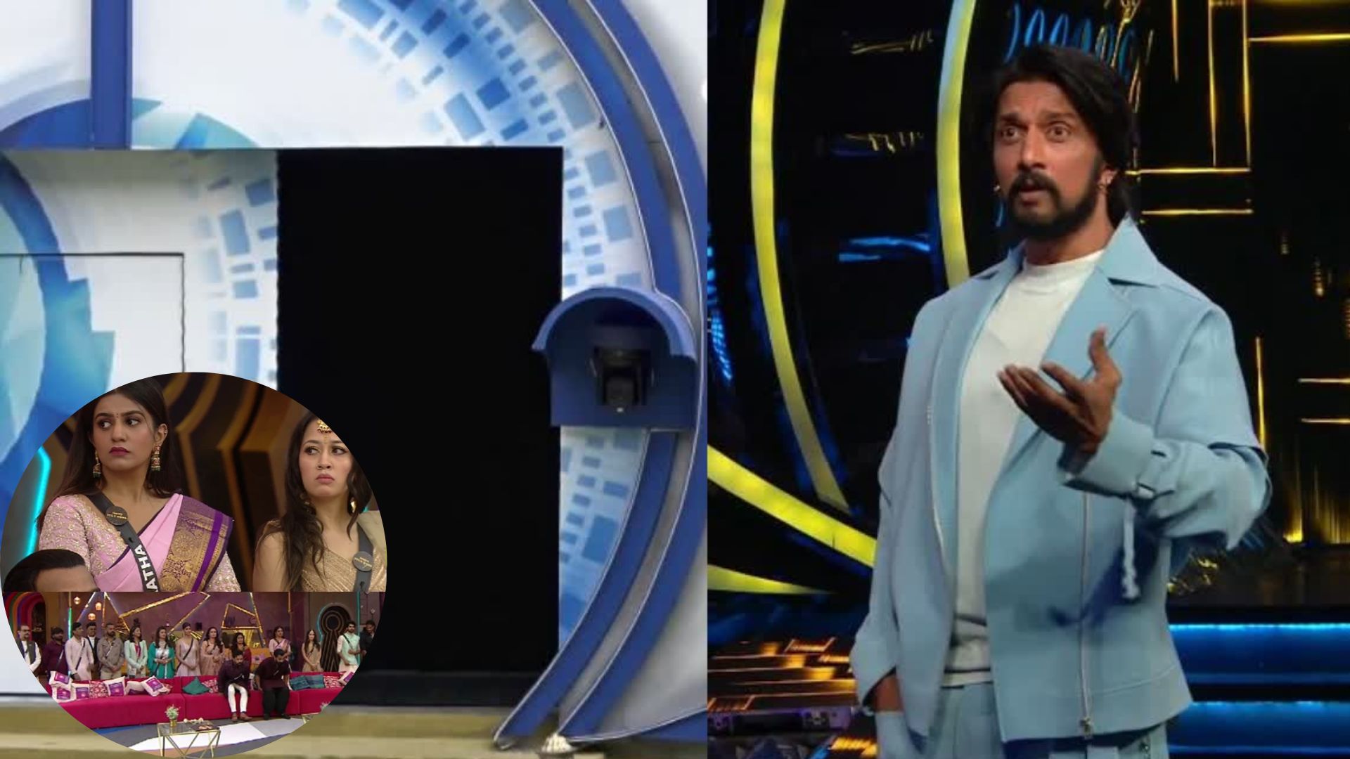 For the first time, the main door of the Bigg Boss house is open ...