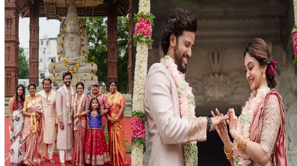 South Indian actor Arjun Sarja's daughter Aishwarya gets Engagement ...