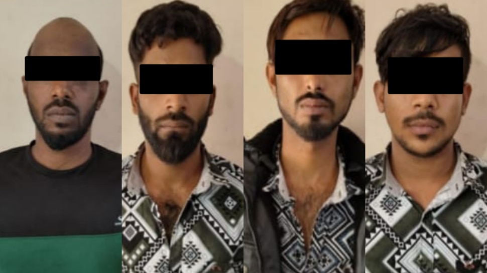 rowdy gang arrested for threatening the public with weapons ...