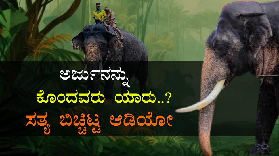 elephant arjuna mahout raju audio goes viral | ಅರ್ಜುನ ಆನೆಯ ʼಕೊಲೆಗಾರʼ ...