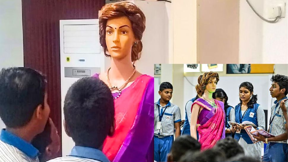 India's First AI Teacher: India's first robot teacher..! Teaching with ...