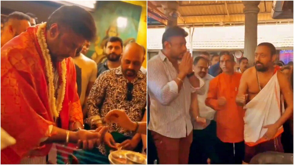 actor darshan visit mangalore kuthar koragajja temple | Darshan : ಮೊದಲ ...