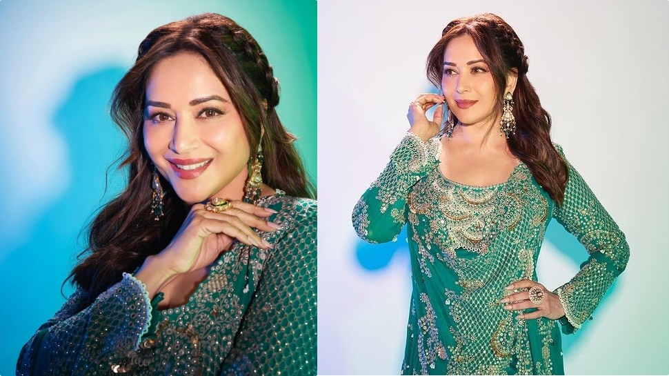 Madhuri Dixit : ನವಿಲಿನಂತೆ ಕಂಗೊಳಿಸುತ್ತಿರುವ ನಾಟ್ಯ ಮಯೂರಿ ಇವಳು ! । Madhuri ...