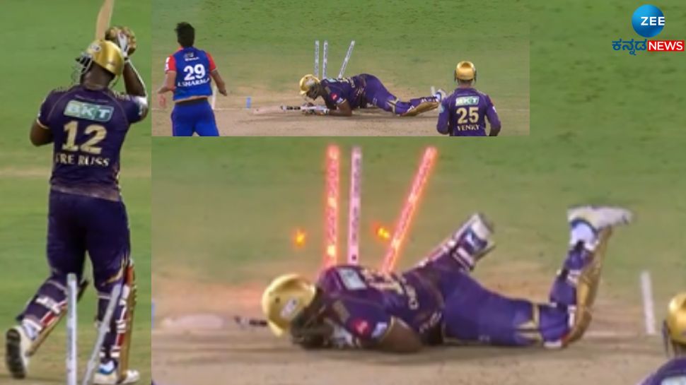 A brilliant yorker by DC bowler Ishant Sharma KKR's dangerous batsman ...