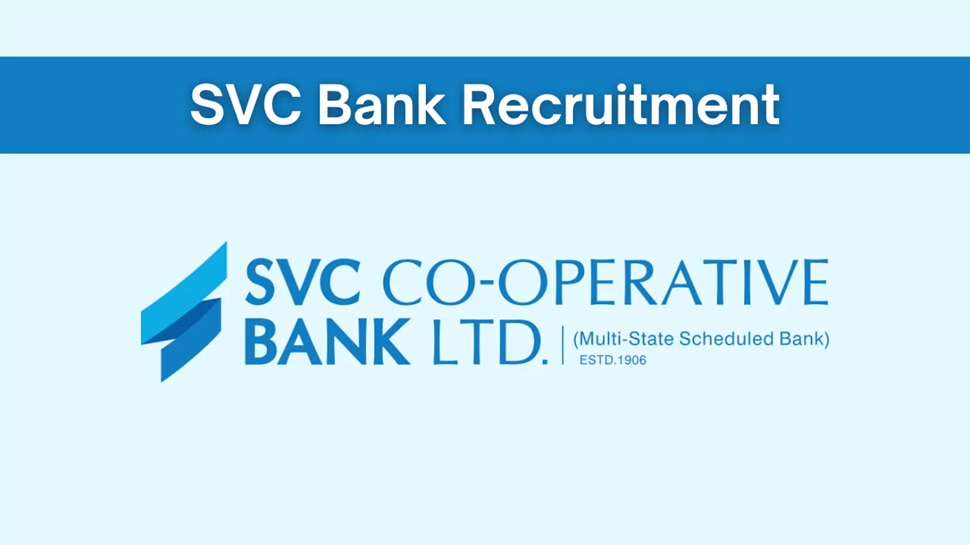 Bank Recruitment 2024: Application for various posts in SVC Co ...