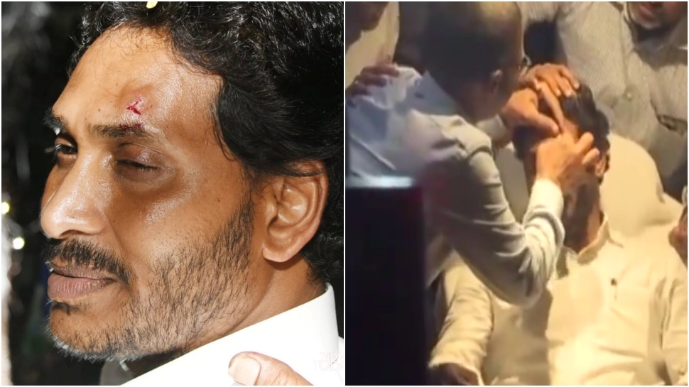 Andhra CM Jagan Mohan Reddy injured after stones thrown during ...