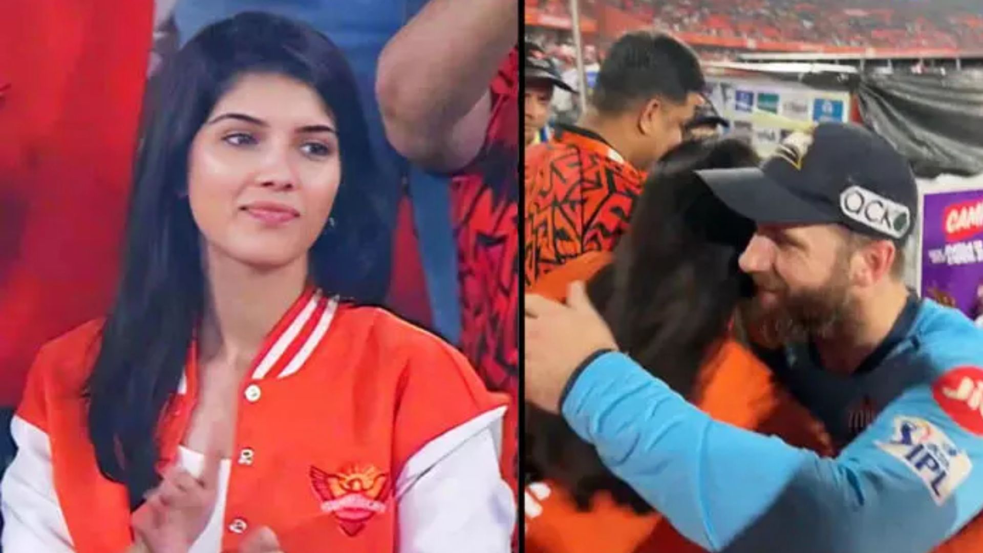 ‌SRH CEO Kavya Maran Hug ‌SRH Ex Captain Kane Williamson |ಪ್ಲೇಆಫ್ ...
