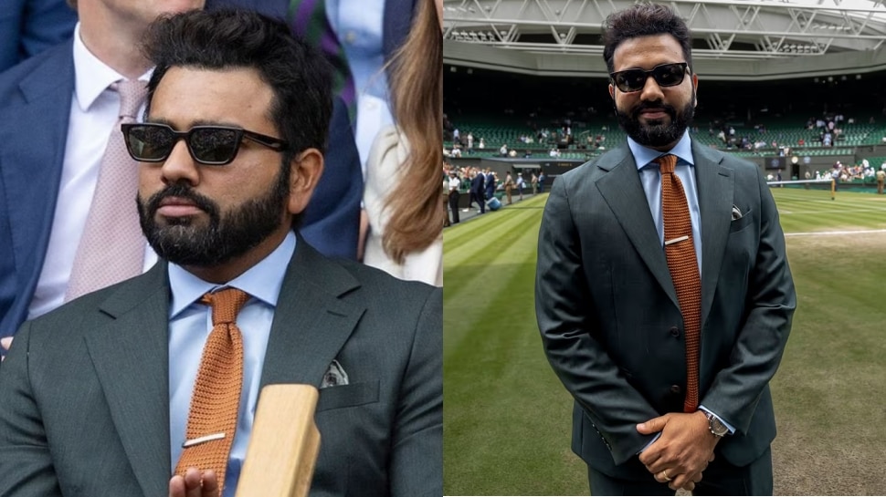 Rohit Sharma Makes Stylish Entry at Wimbledon to Watch Tennis | ಟೆನಿಸ್ ...