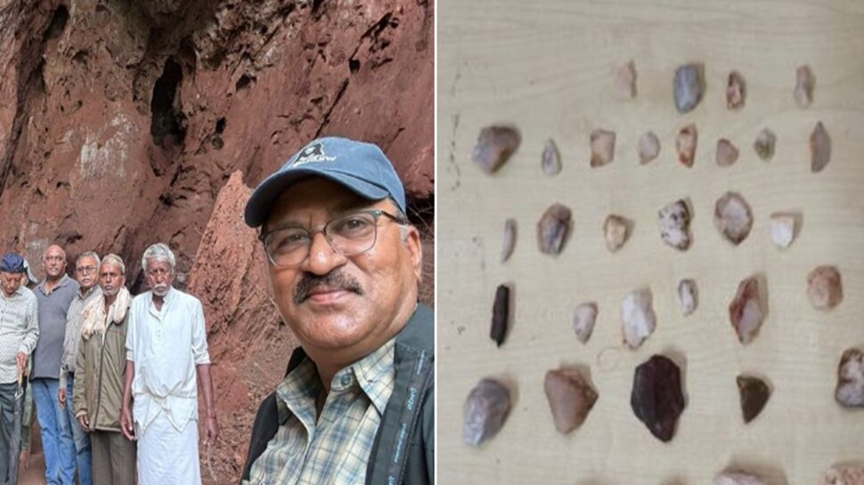 Discovery of Stone Age human settlement in high caves of Sandur forest ...