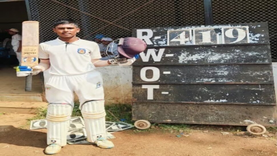 Ayush shinde breaks sachin tendukalkar and vinod kamblis record in single match | 43 ಬೌಂಡರಿ, 24 ...