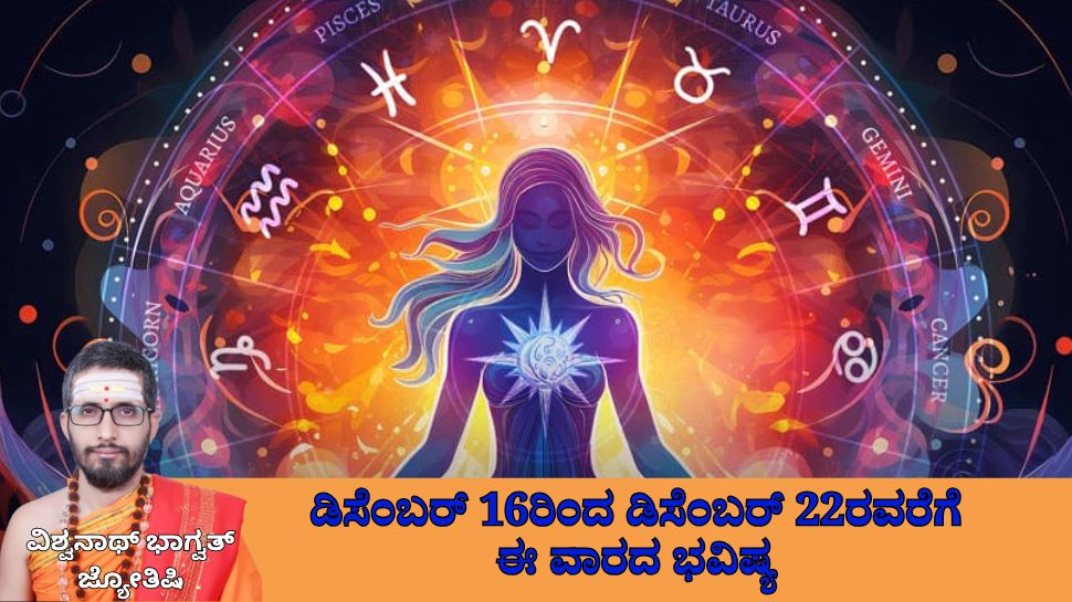 Sapthahika Rashifal Vara bhavisshya in kannada From December 16th to ...