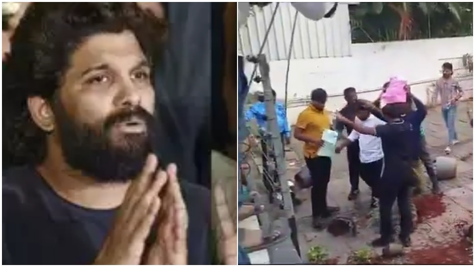 Attack on Allu arjun house : OU JAC Protest at Allu Arjun Residence in ...