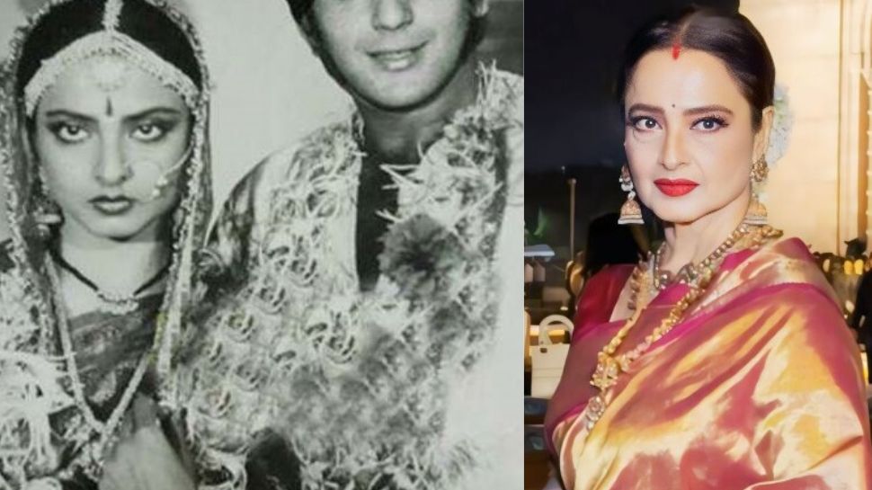 Actress Rekha Secret marriage with Bollywood star | ಅಮಿತಾಬ್‌ ಬಚ್ಚನ್ ...
