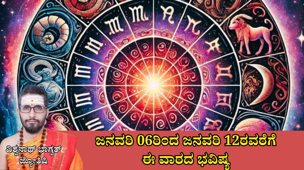 Sapthahika Rashifal Vara bhavisshya in kannada From January 06 to ...
