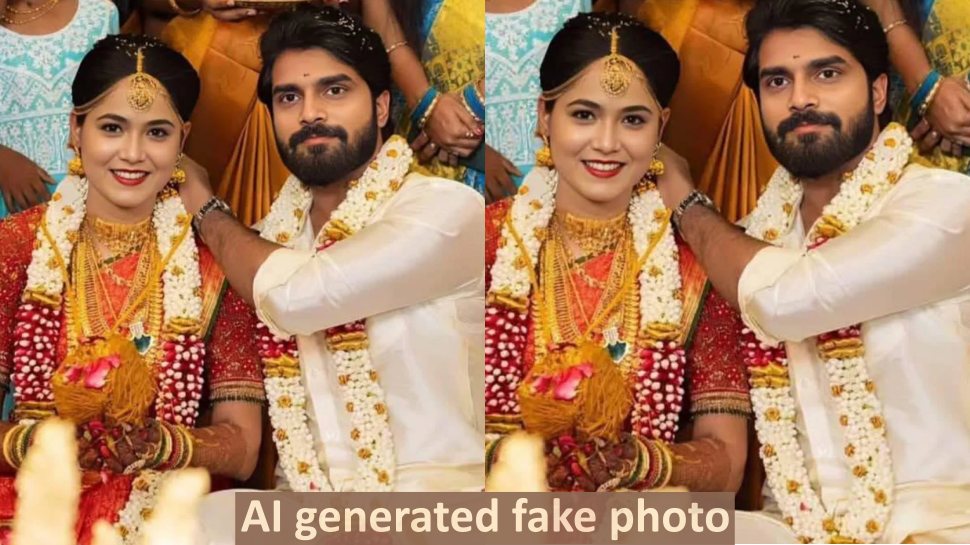 Mokshitha Pai And Trivikram AI generated fake photo went viral on ...