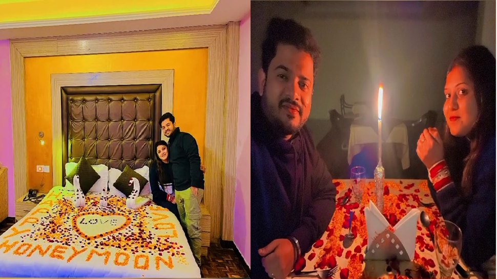 Viral Video: Couple who went Manali and Shared honeymoon candle light ...