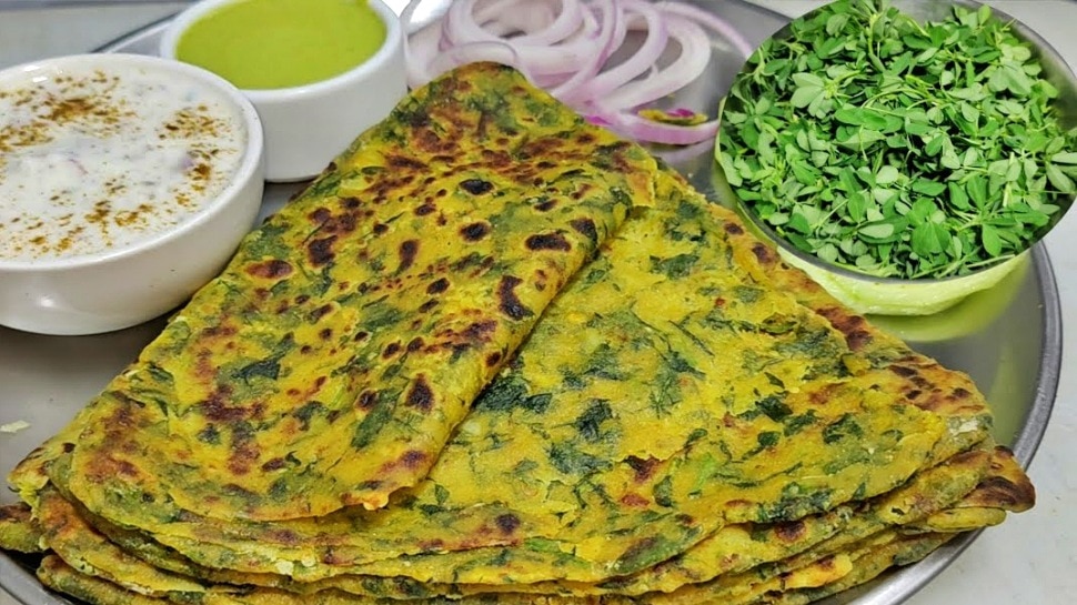 Healthy breakfast for diabetics Easy way to make Methi Chapati Recipe ...