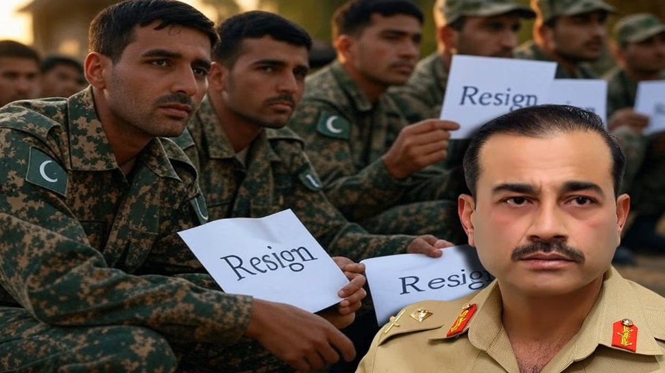 Reports says that a large number of officers and soldiers are resigning ...