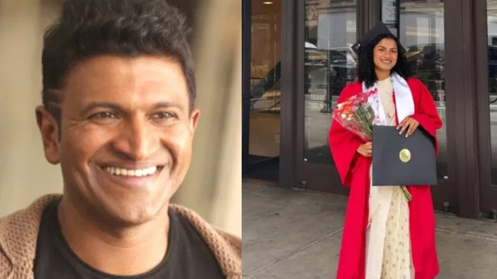 Puneeth Rajkumar eldest daughter Drithi Puneeth Rajkumar graduates from ...
