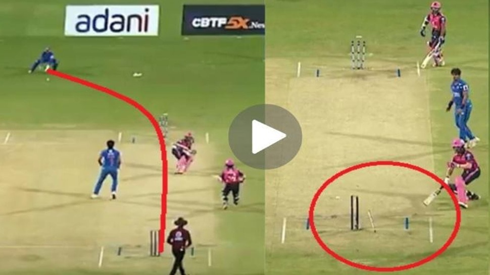 Indian wicketkeeper Suraj Shinde takes two wickets in a single delivery ...