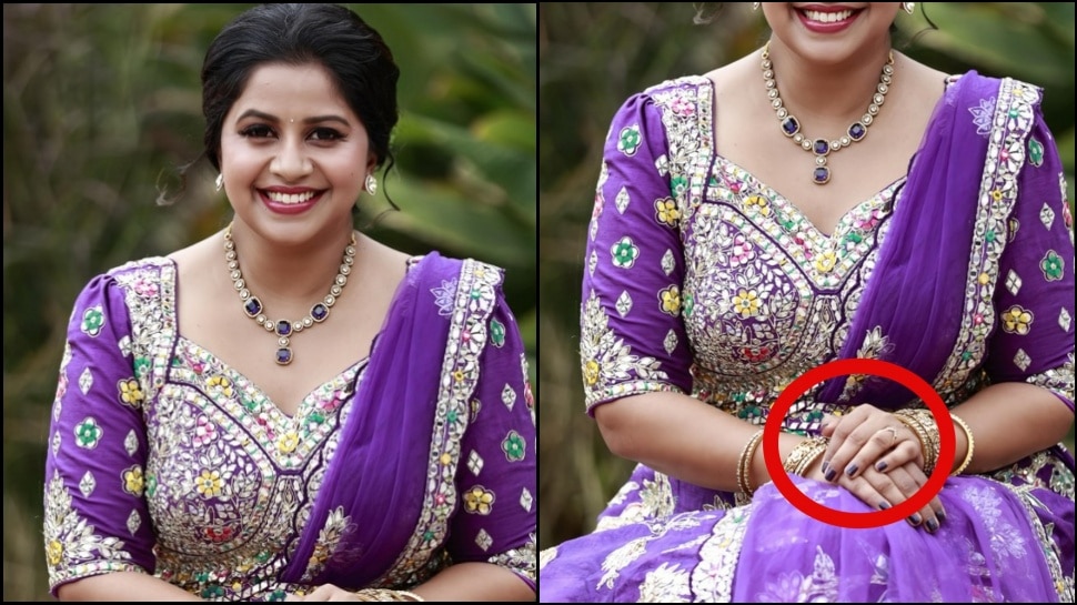 A wedding ring worn by a married woman from the Bunt community is seen ...