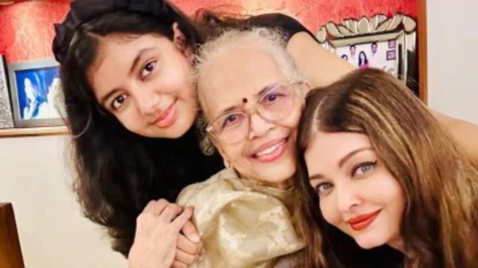Aishwarya rai mother Vrinda Rai most beautiful women | ಮಗಳ ಸೌಂದರ್ಯಕ್ಕೆ ...