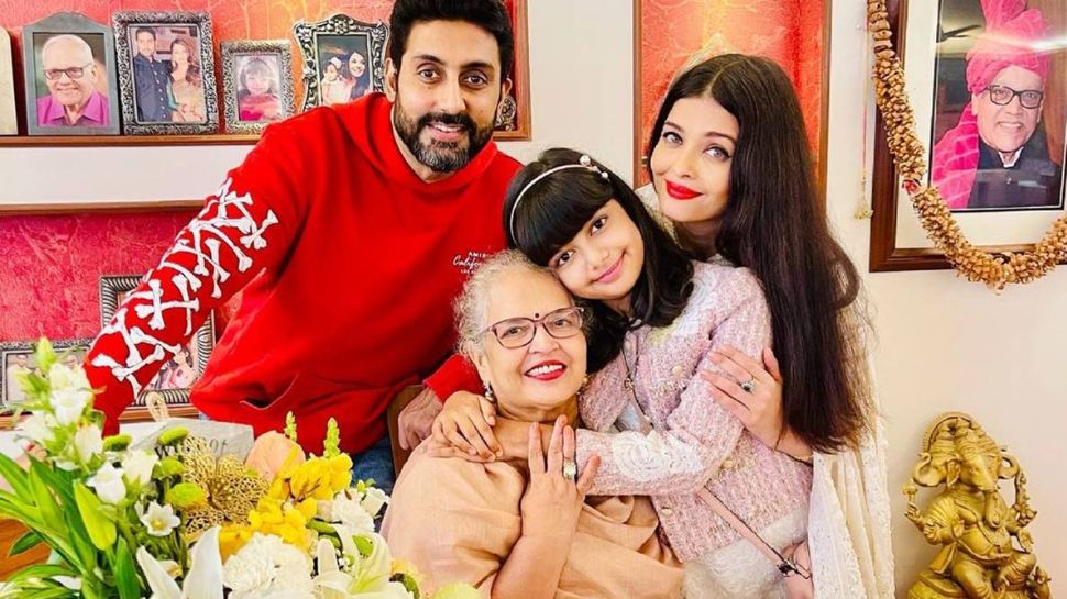Aishwarya rai mother Vrinda Rai most beautiful women | ಮಗಳ ಸೌಂದರ್ಯಕ್ಕೆ ...