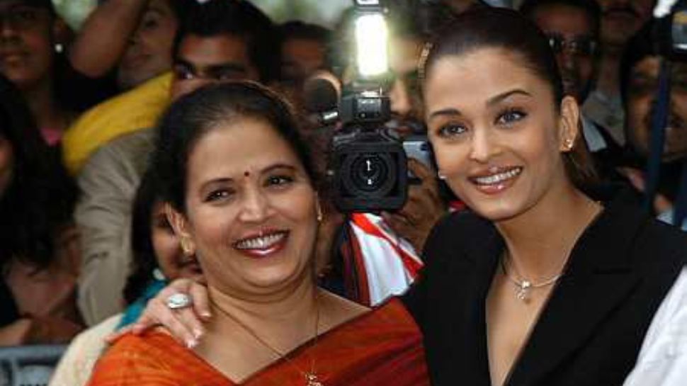 Aishwarya rai mother Vrinda Rai most beautiful women | ಮಗಳ ಸೌಂದರ್ಯಕ್ಕೆ ...