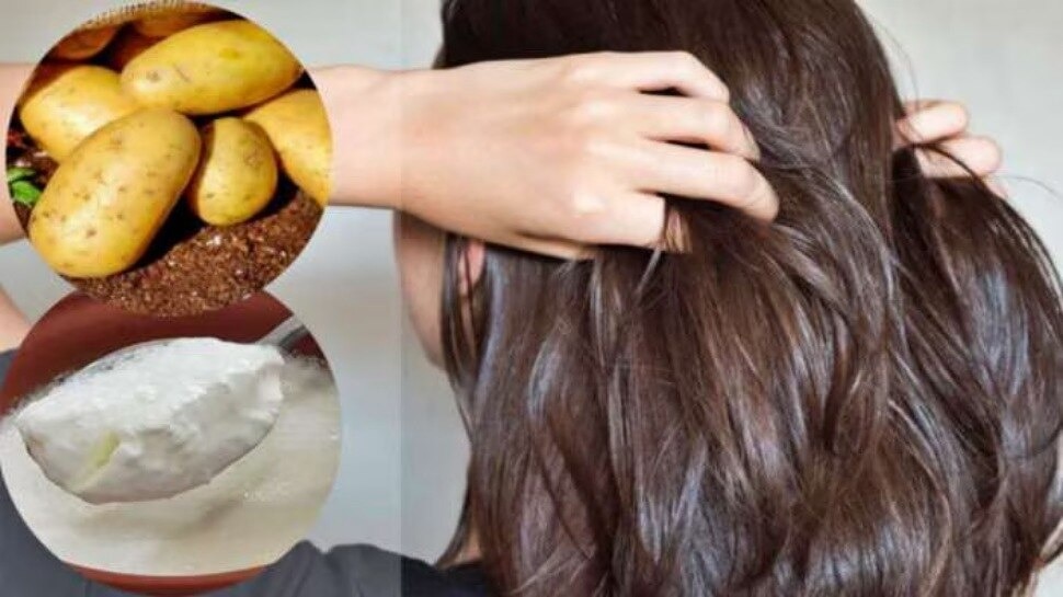 potato hair mask turn white hair black in just 10 minutes |ದುಬಾರಿ ಹೇರ್ ...