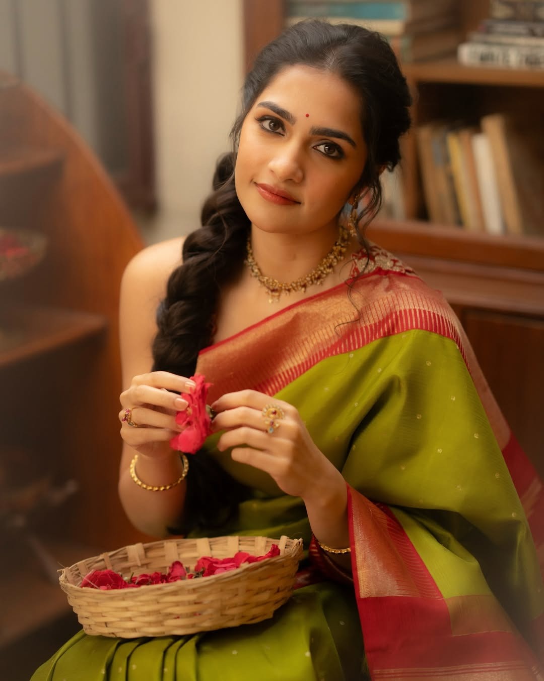 Rukmini Vasanth latest saree photos goes viral | Rukmini Vasanth ...