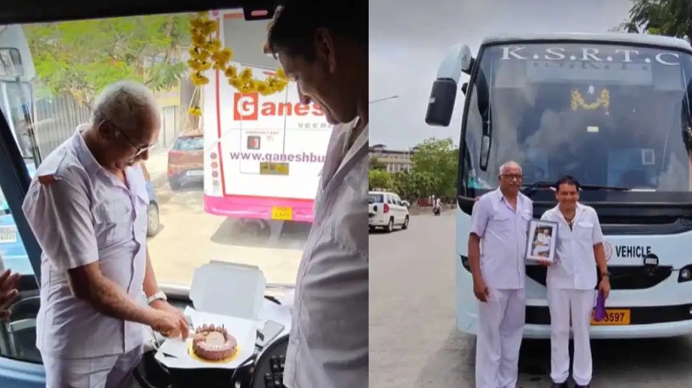 KSRTC driver retirement: ಬಸ್ಸ್ ಸ್ಟೀರಿಂಗ್‌ಗೆ ಮುತ್ತಿಟ್ಟು KSRTC ಚಾಲಕನ ...