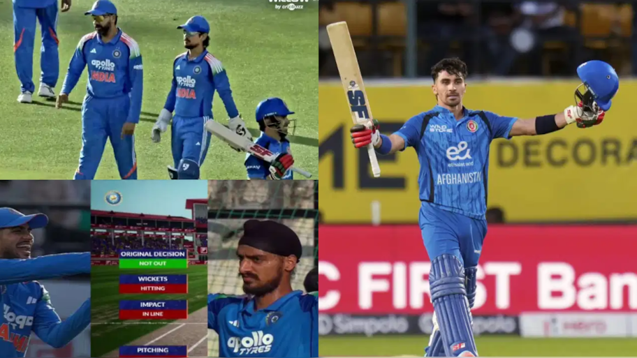 shubman gill drs mistake gives life to rahmanullah gurbaz century ind ...