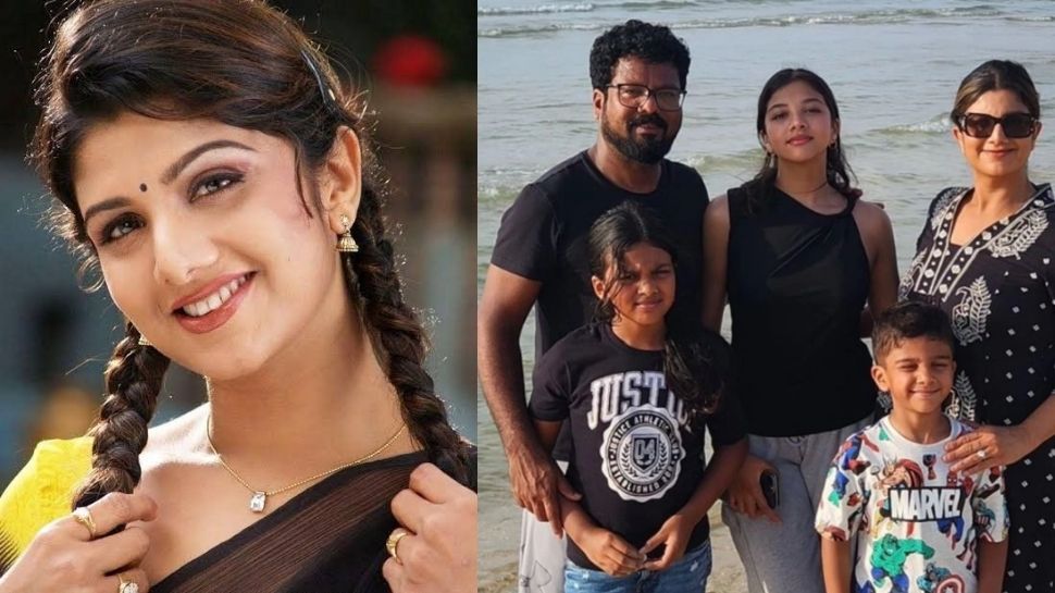 Sandalwood Actress Rambha Daughter laanya beautiful photos Viral ...